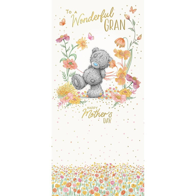 Me to You Tatty Teddy Mother's Day Card 'To a Wonderful Gran' 4 x 8 ...
